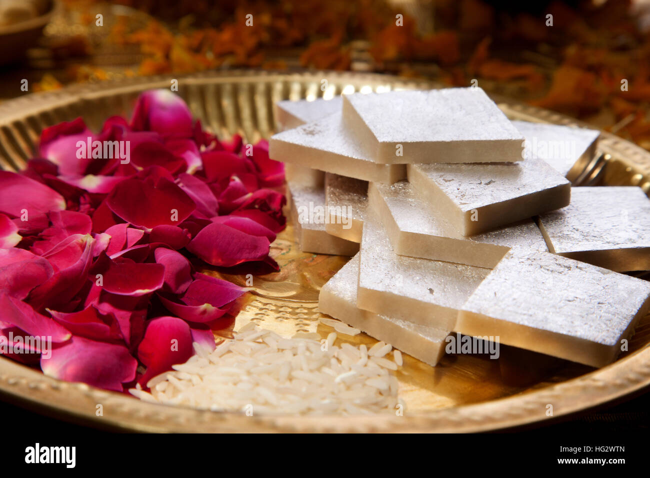 kaju barfi , indian sweets Stock Photo - Alamy