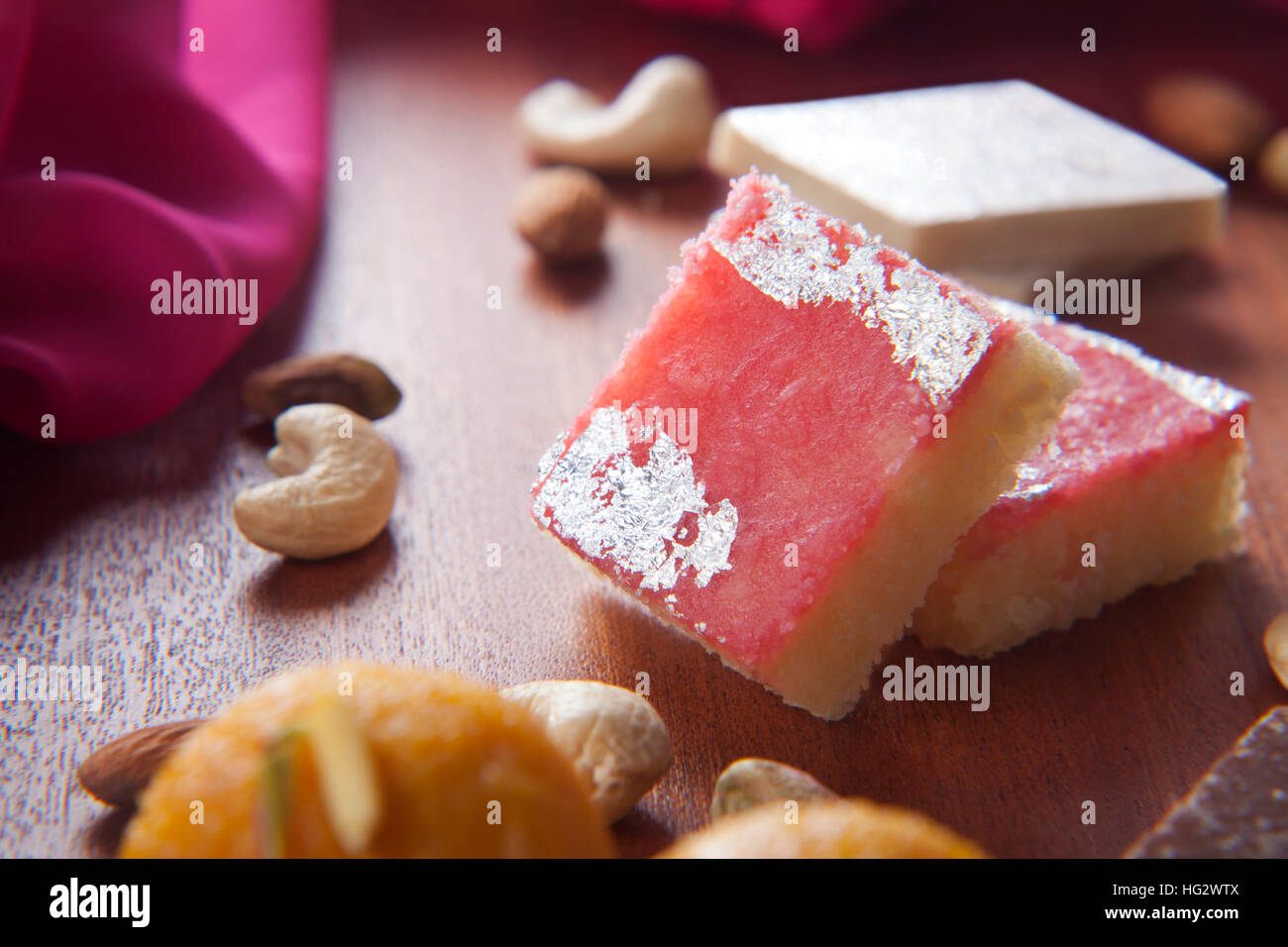 Kaju barfi hi-res stock photography and images - Alamy