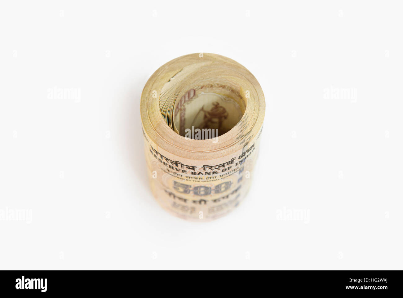 Indian rupees bundle hi-res stock photography and images - Alamy