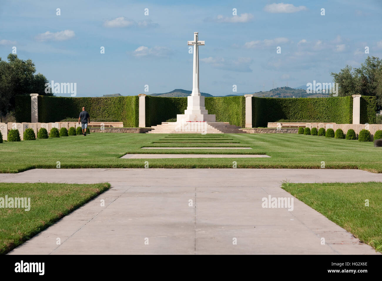 Commonwealth War Graves Cemetery, Catania, Sicily Stock Photo - Alamy