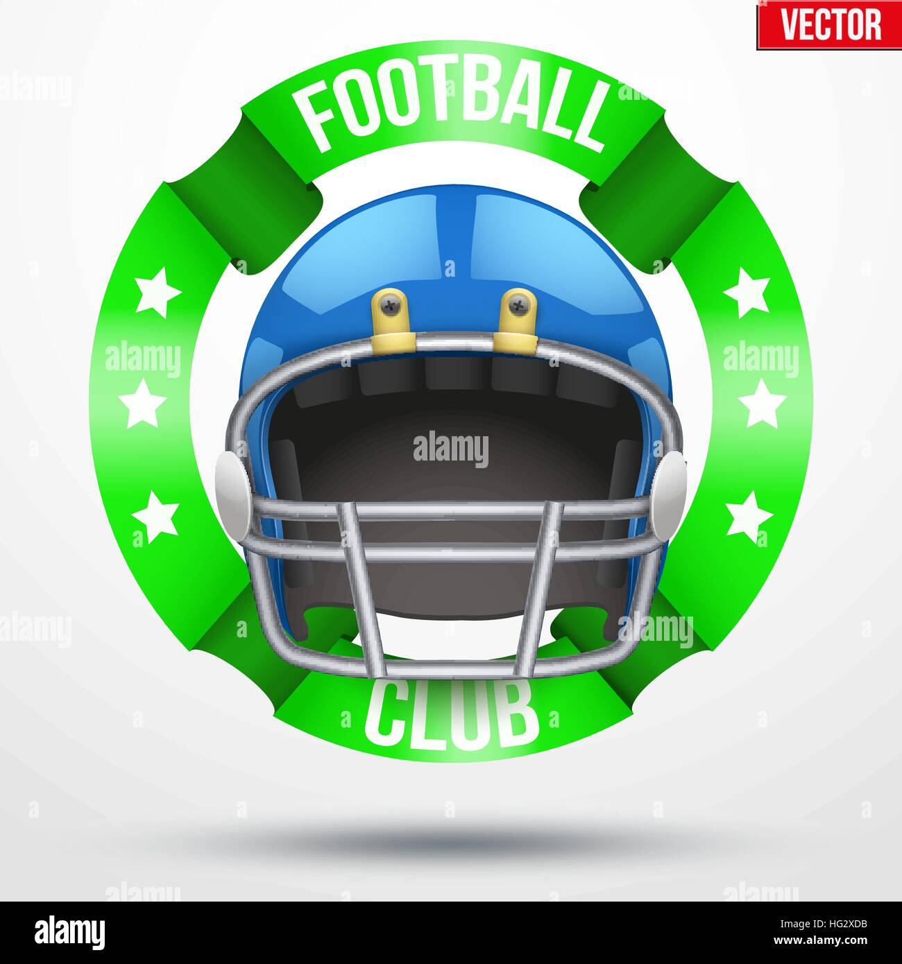 American football team emblem hi-res stock photography and images - Alamy