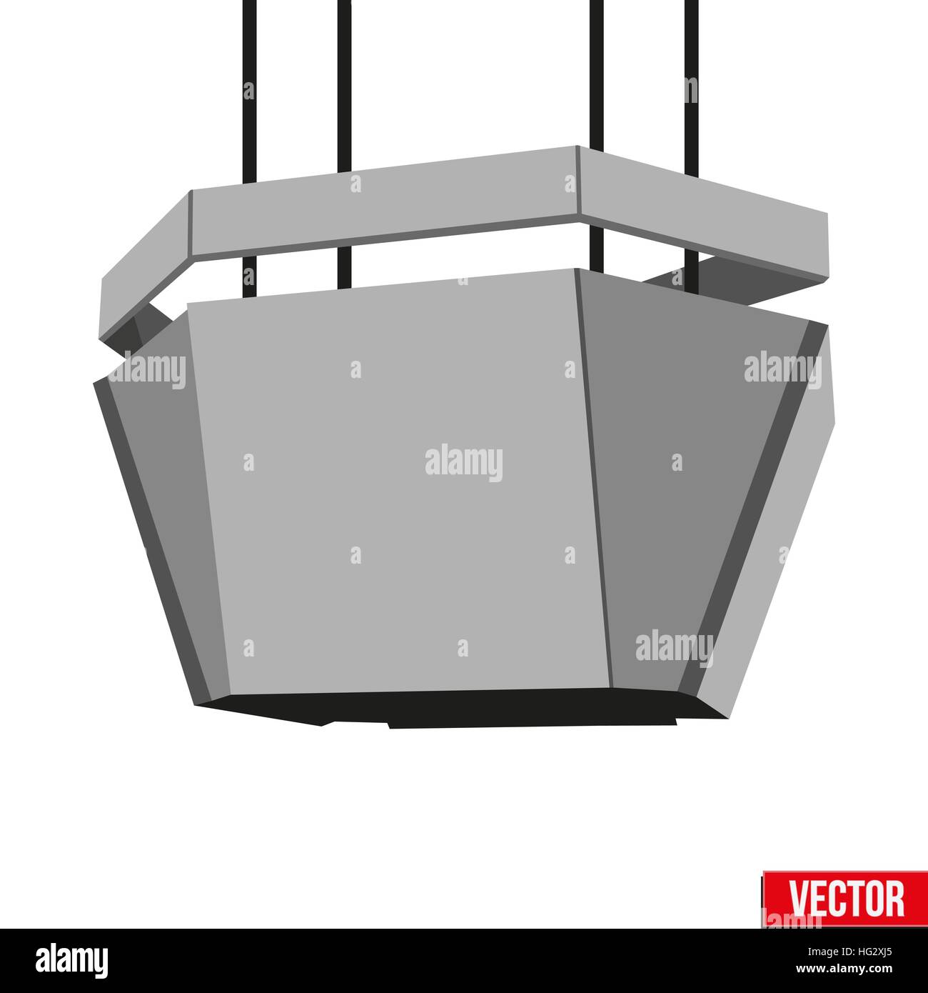 Indoor Advertising Cube LED Panel Stock Vector Image & Art - Alamy