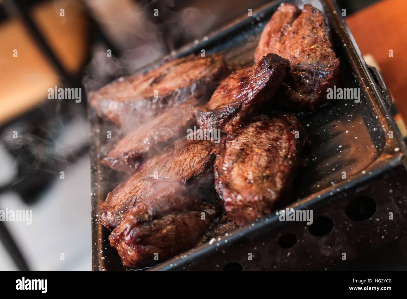Tasty barbecue serving Stock Photo - Alamy