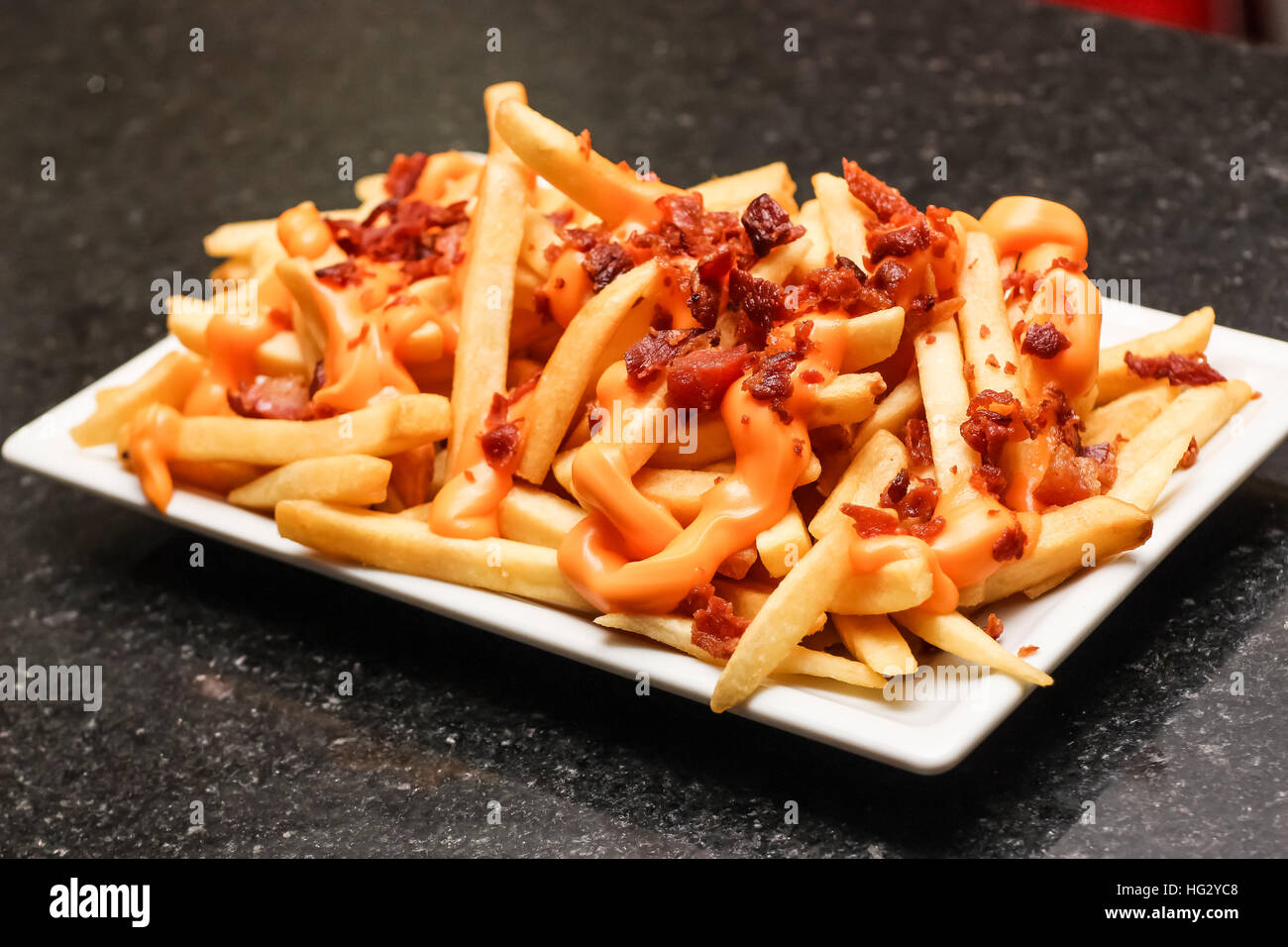 Bacon fries hi-res stock photography and images - Alamy