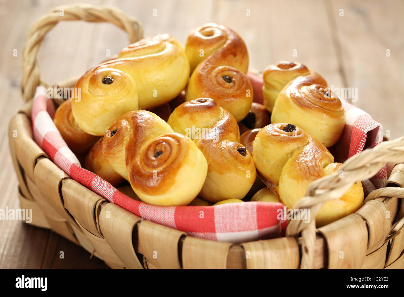 Swedish Lussebulle High Resolution Stock Photography and Images - Alamy