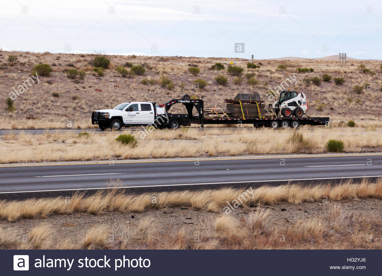 Gooseneck Trailer High Resolution Stock Photography and Images - Alamy