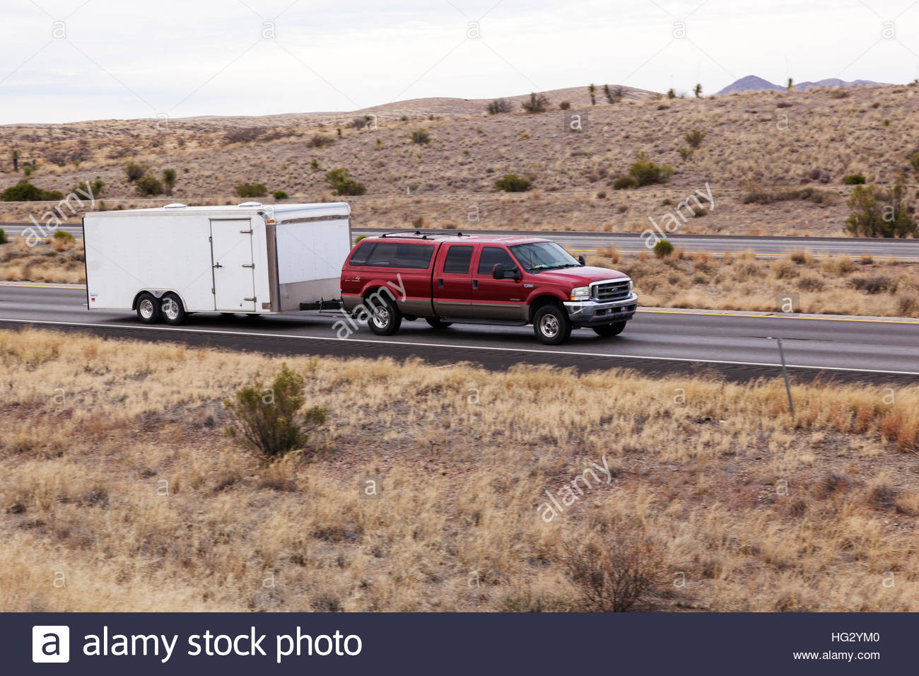 Truck With Enclosed Cab High Resolution Stock Photography and Images ...