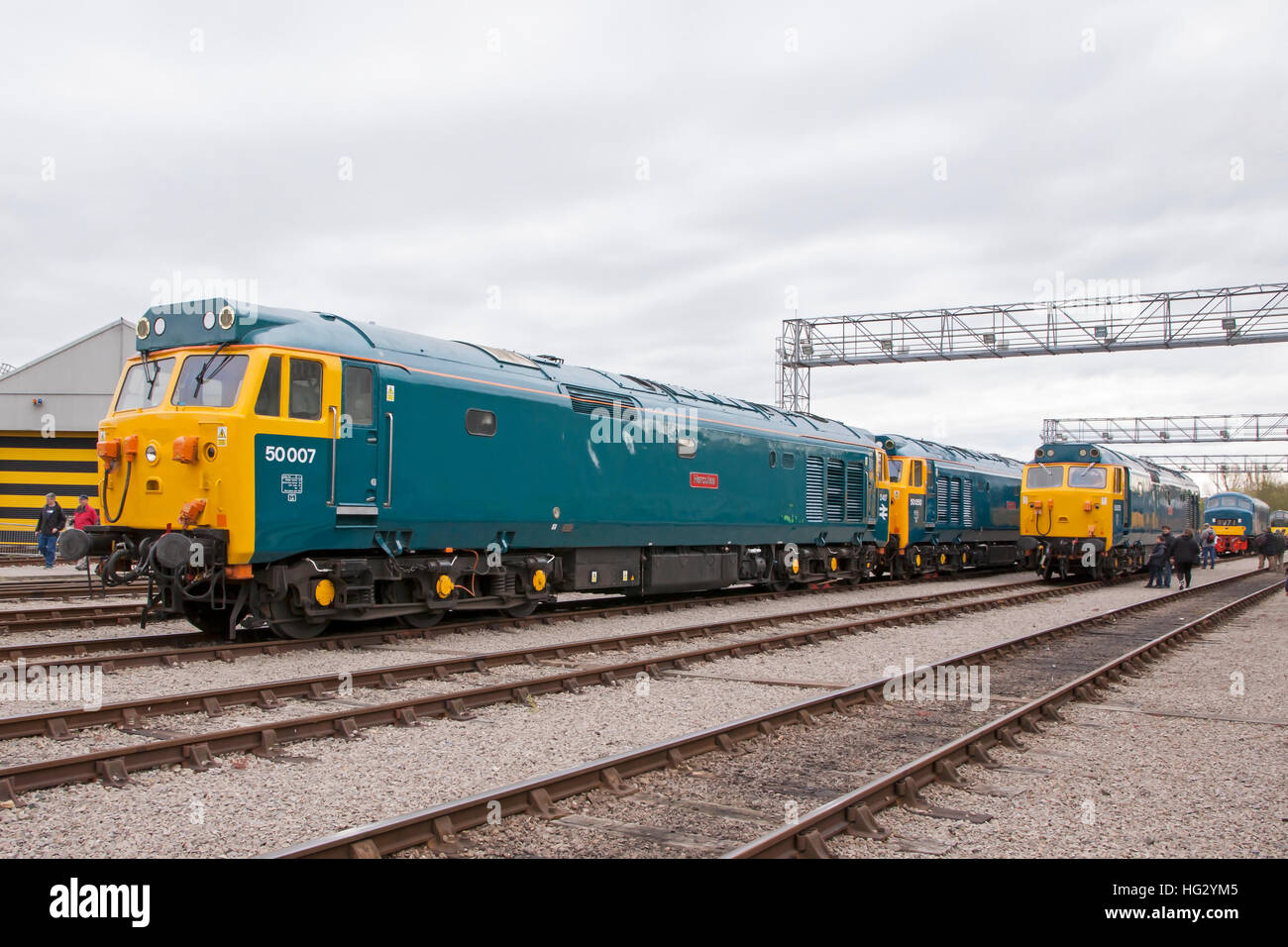 Class 50 50007 at First Great Western St Phillips Marsh Depot, Bristol ...