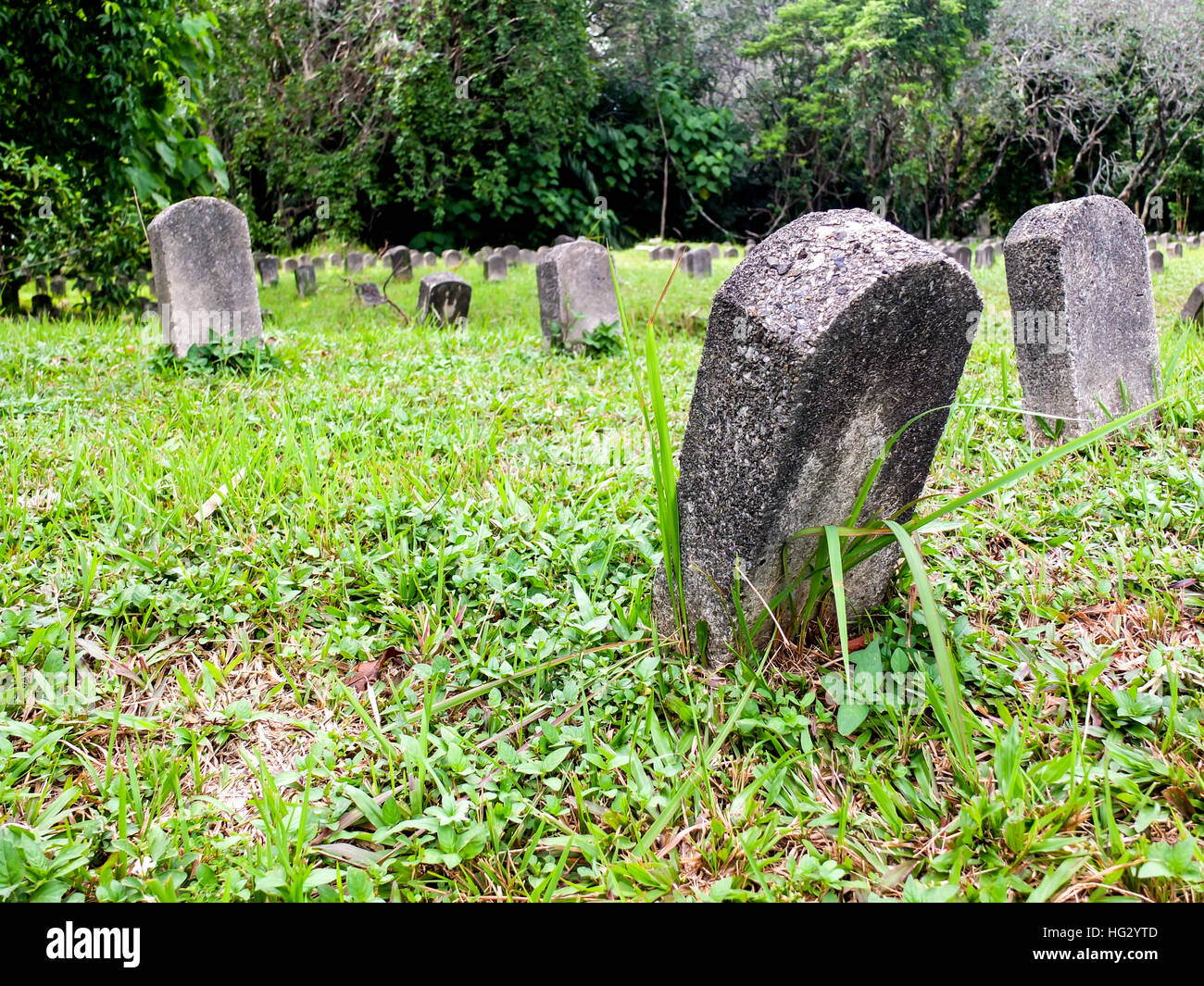 Decadent collapse tombstone Stock Photo - Alamy