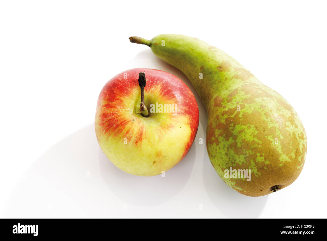 Apple and pear Stock Photo - Alamy