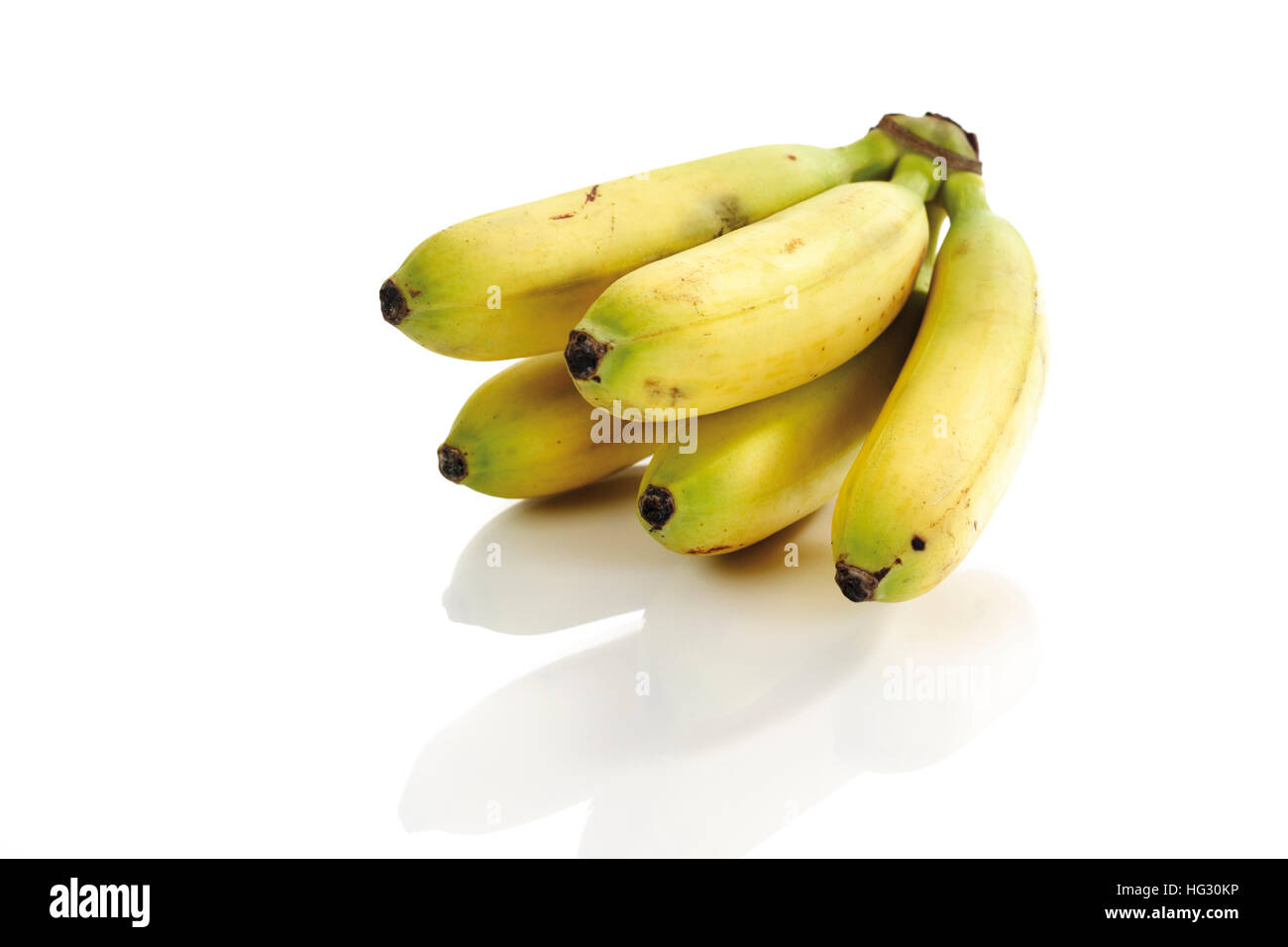 A bunch of miniature bananas Stock Photo - Alamy