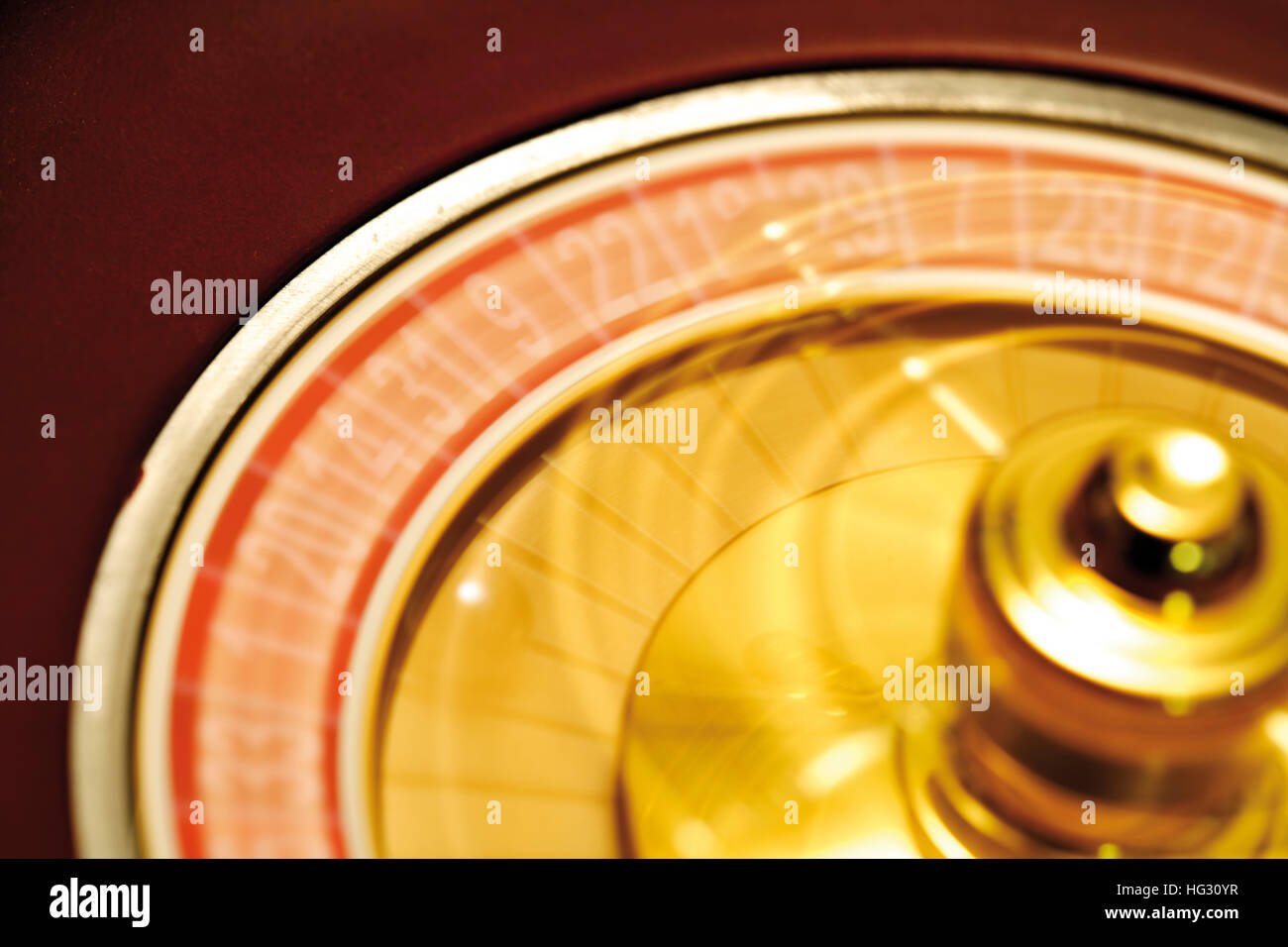 Spinning roulette wheel Stock Photo - Alamy