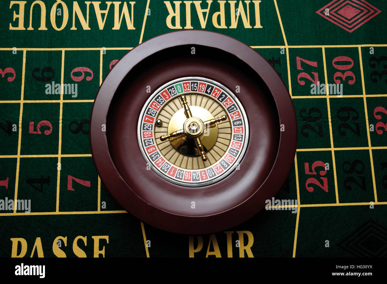Empty roulette table hi-res stock photography and images - Alamy