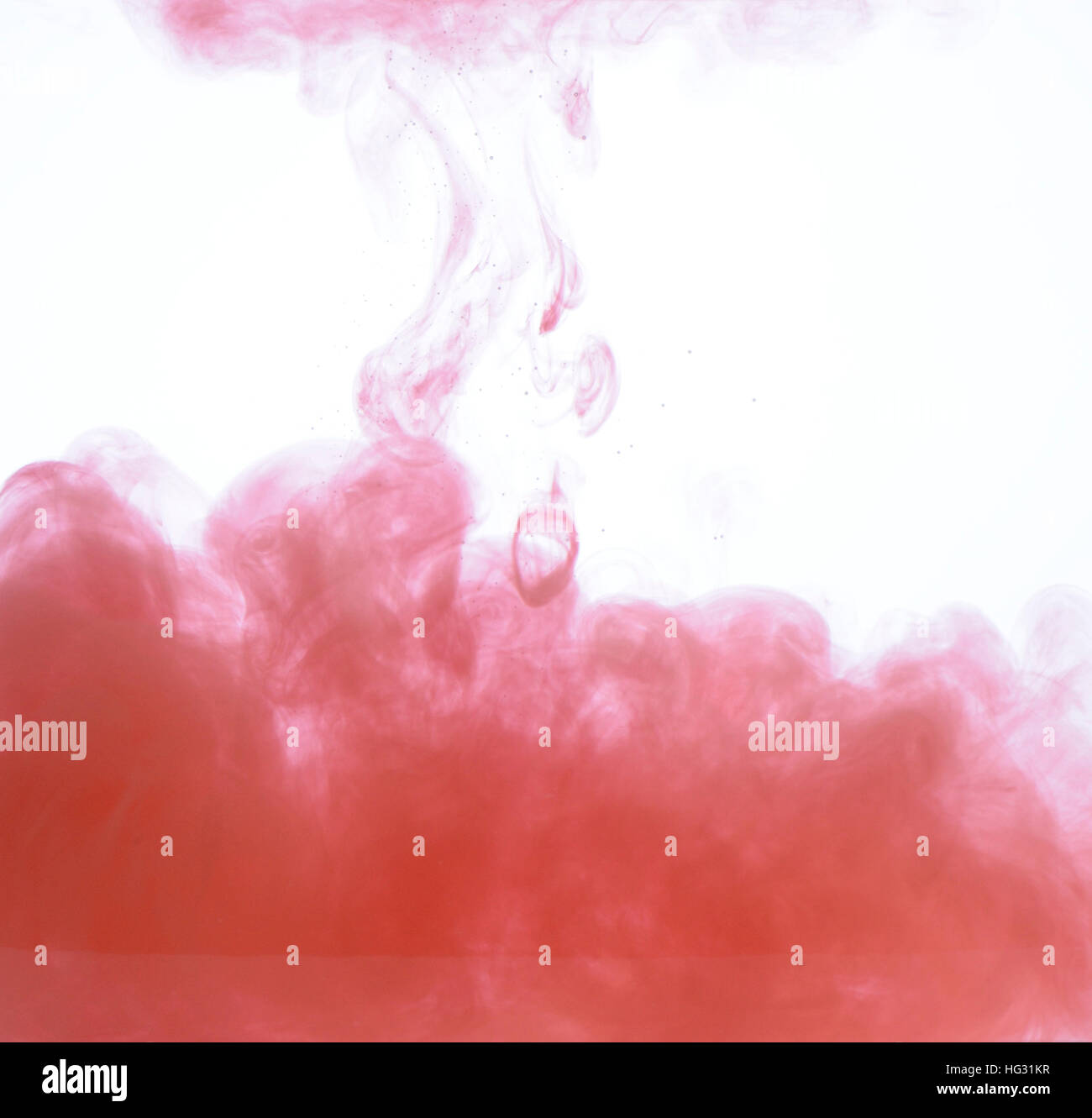 Red ink water dissolve hi-res stock photography and images - Alamy