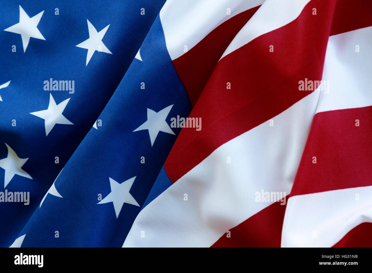 Rippled american flag hi-res stock photography and images - Alamy