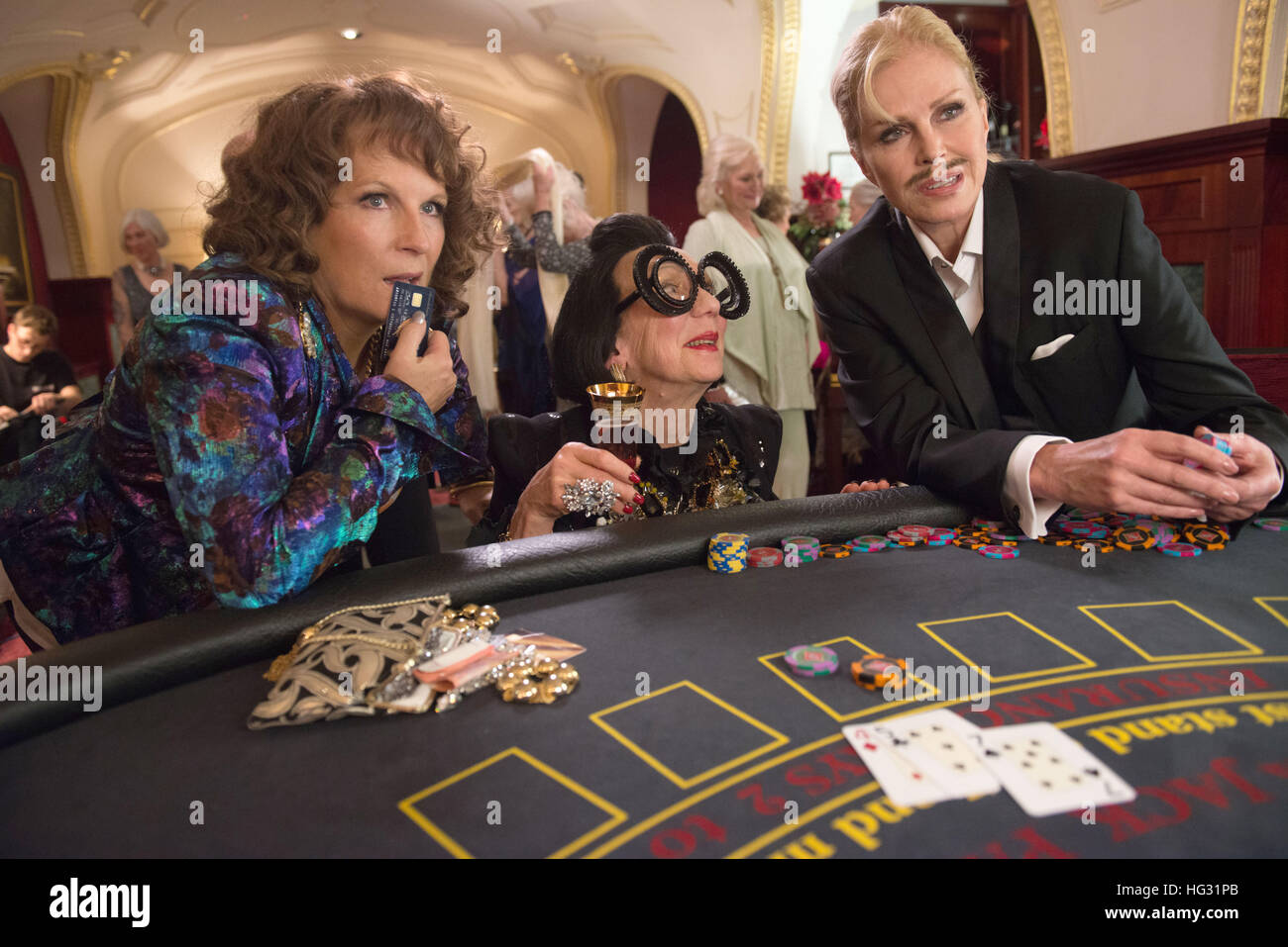 ABSOLUTELY FABULOUS: THE MOVIE, from left: Jennifer Saunders, Marcia ...