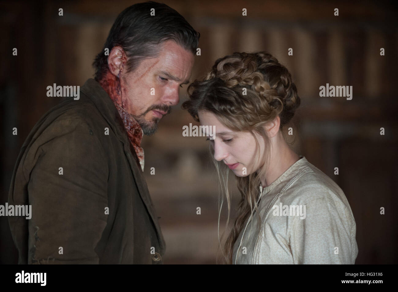 IN A VALLEY OF VIOLENCE, from left: Ethan Hawke, Taissa Farmiga, 2016 ...