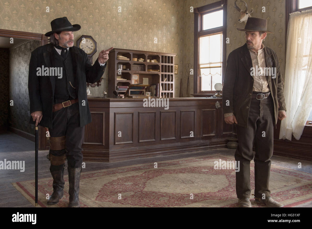 IN A VALLEY OF VIOLENCE, from left: John Travolta, Ethan Hawke, 2016 ...