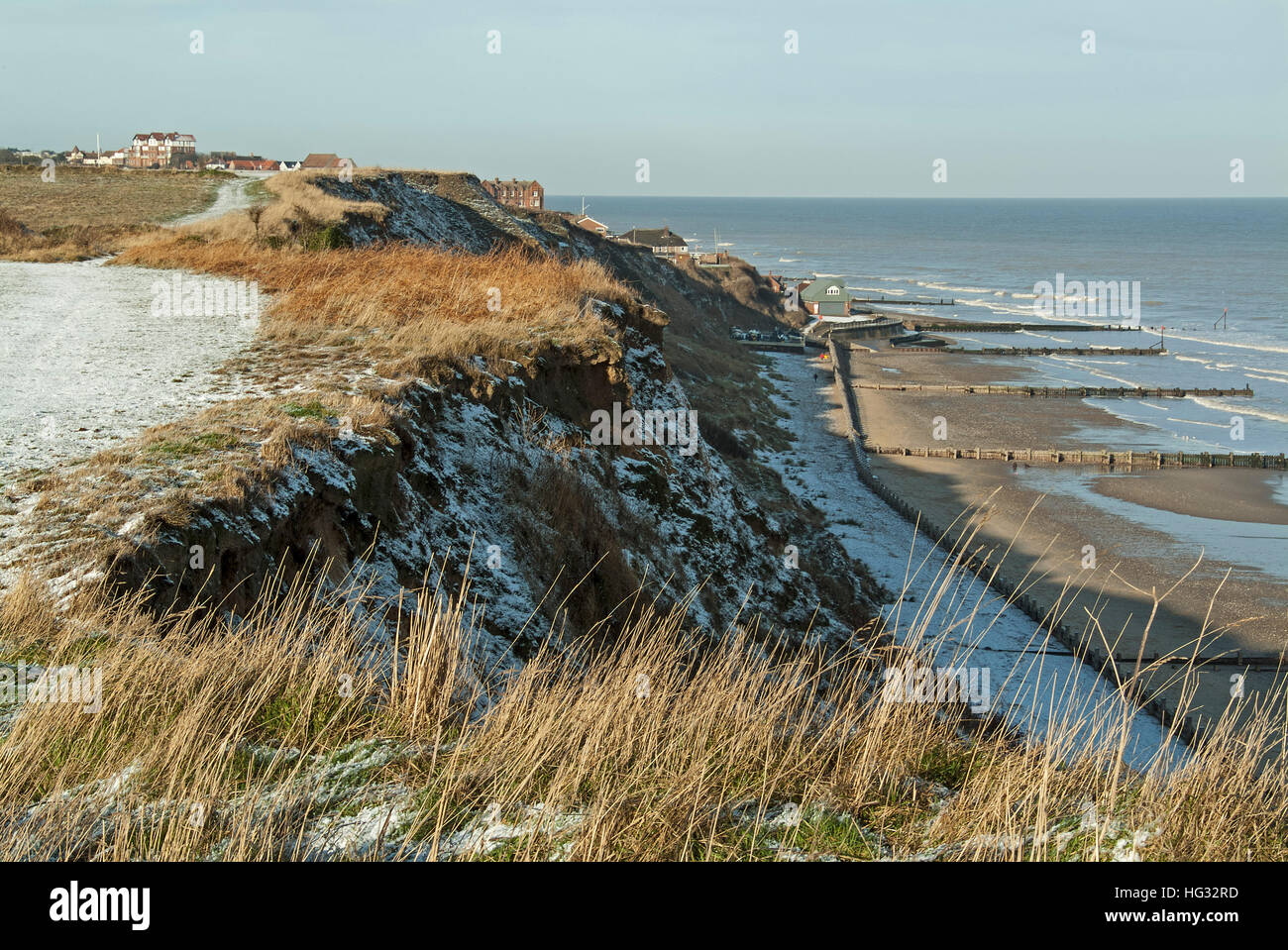 Sea cliffs at Mundesley, Norfolk, England UK Stock Photo - Alamy