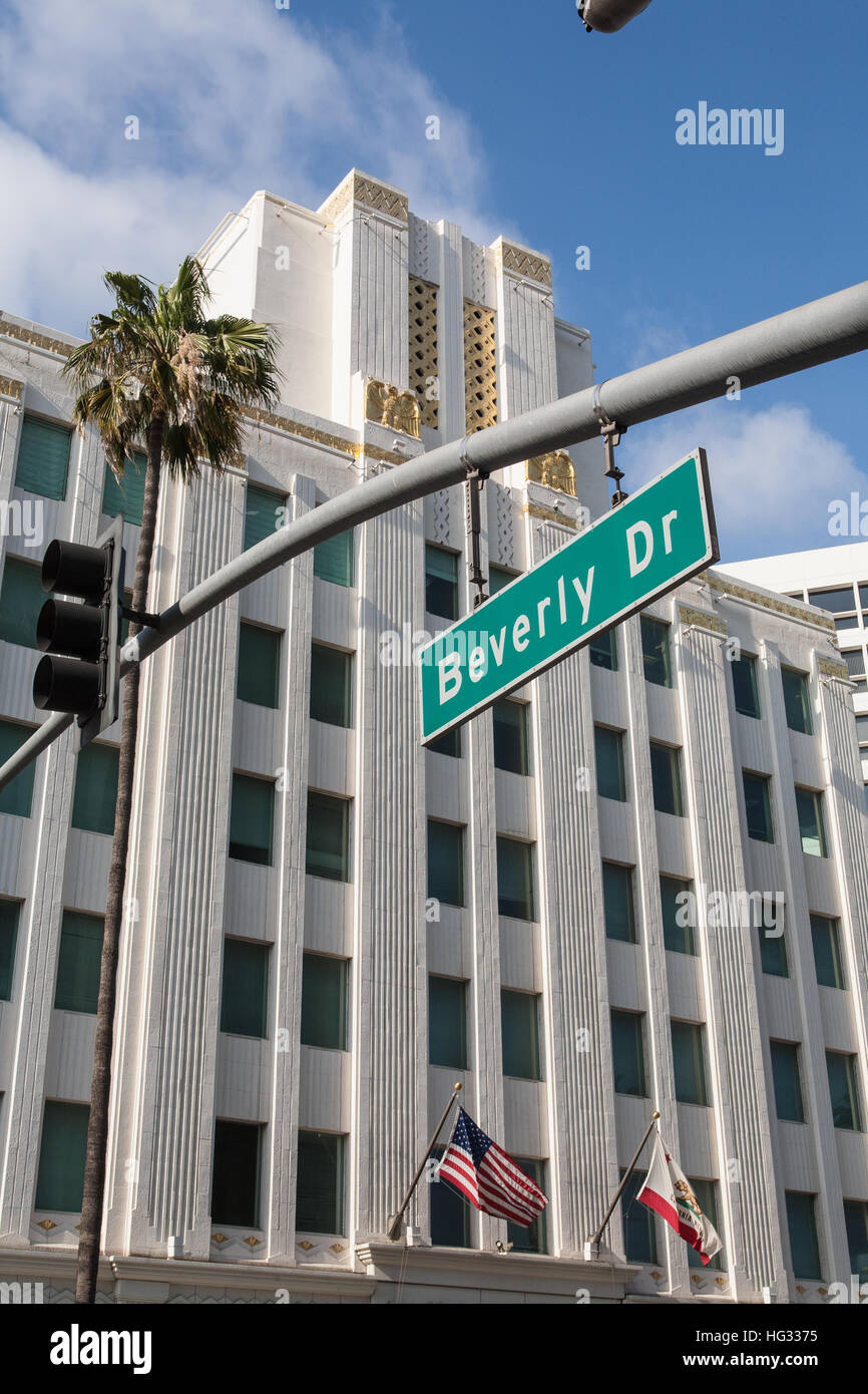 Beverly Drive in Beverly Hills,Los Angeles,L.A.California,U.S.A ...