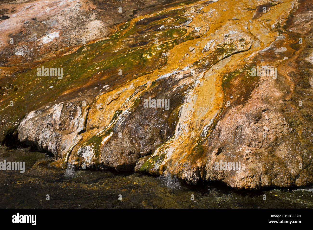 Geothermal springs black sand hi-res stock photography and images - Alamy