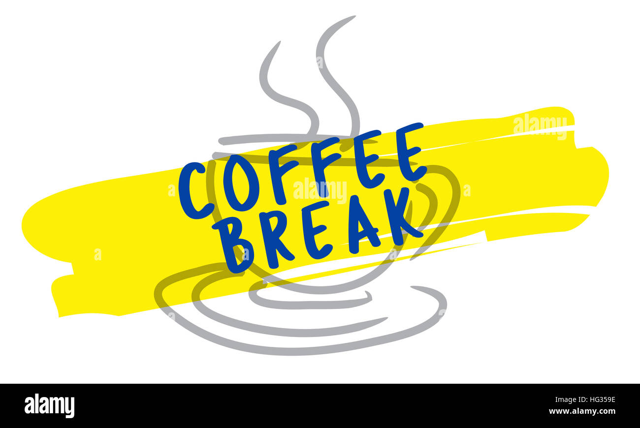 Coffee Break Time Clipart