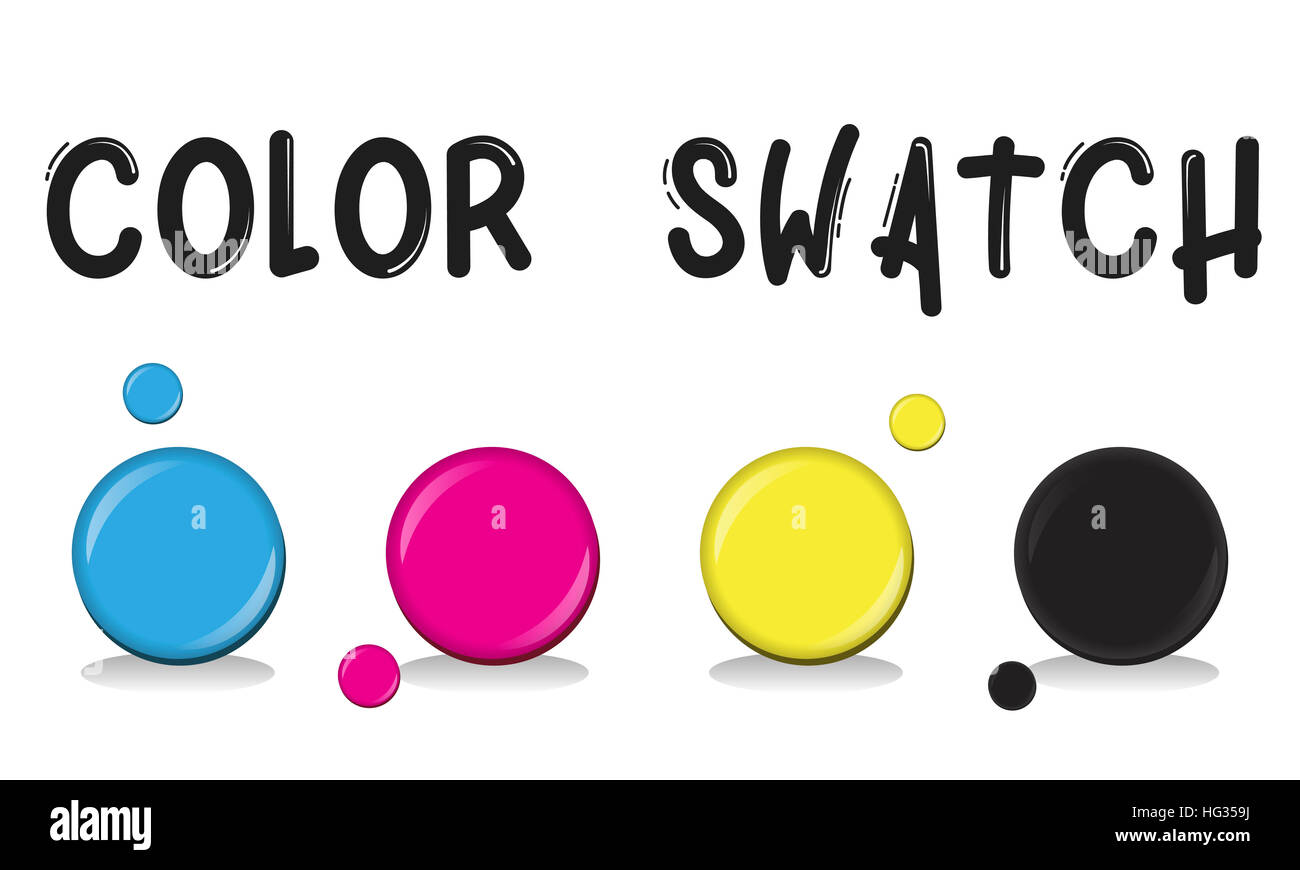 Color Swatch Design Style Concept Stock Photo - Alamy