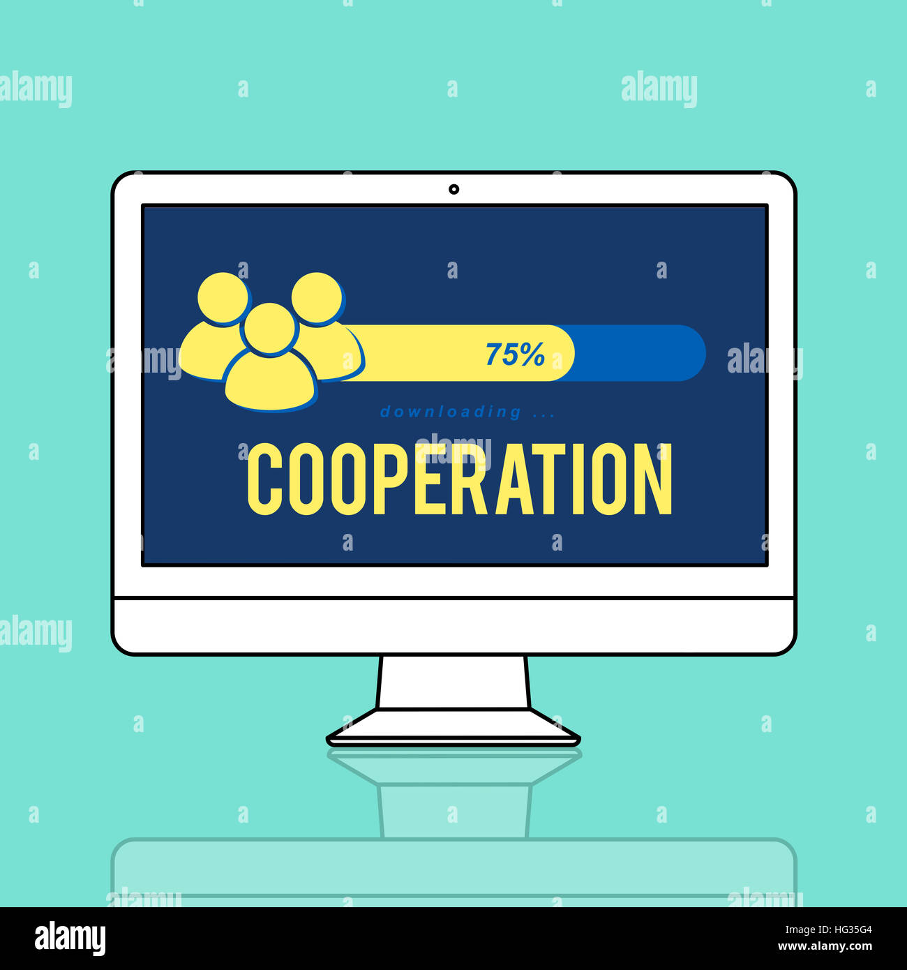 Team collaboration graphic technology hi-res stock photography and ...