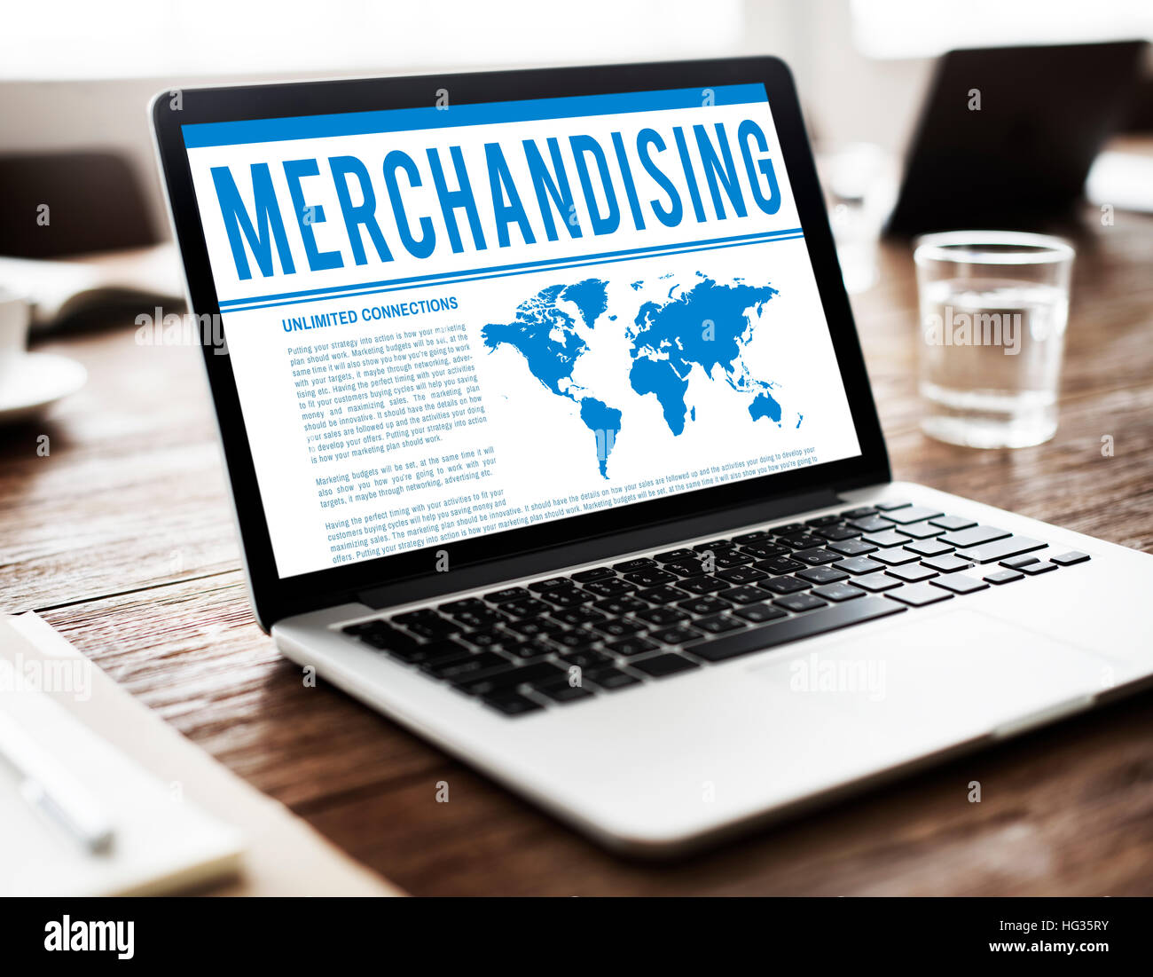 Global Business Corporate B2B Merchandise Concept Stock Photo - Alamy