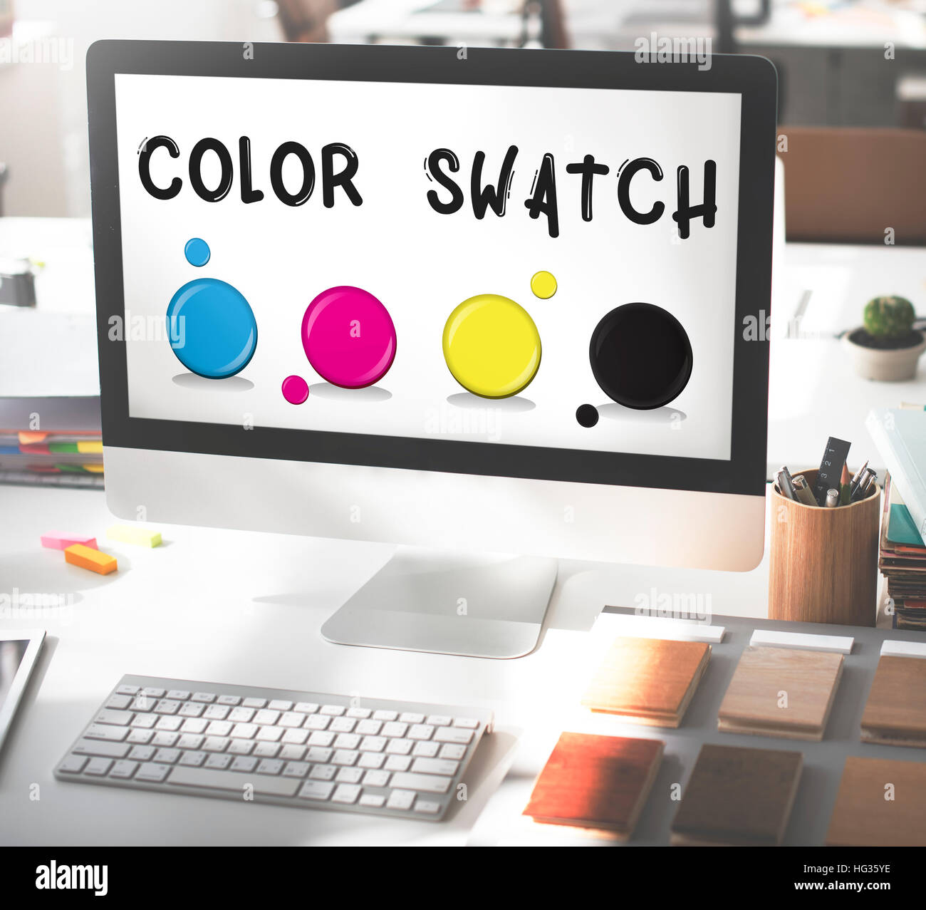 Color Swatch Design Style Concept Stock Photo - Alamy