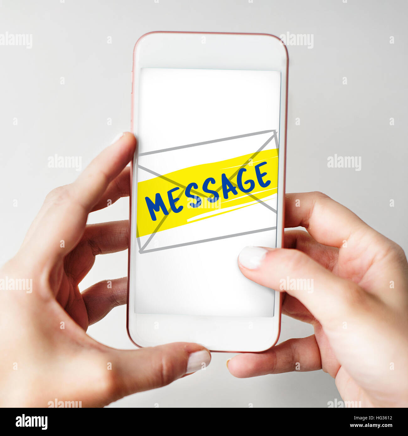 Message Communication Connection Contact Concept Stock Photo - Alamy
