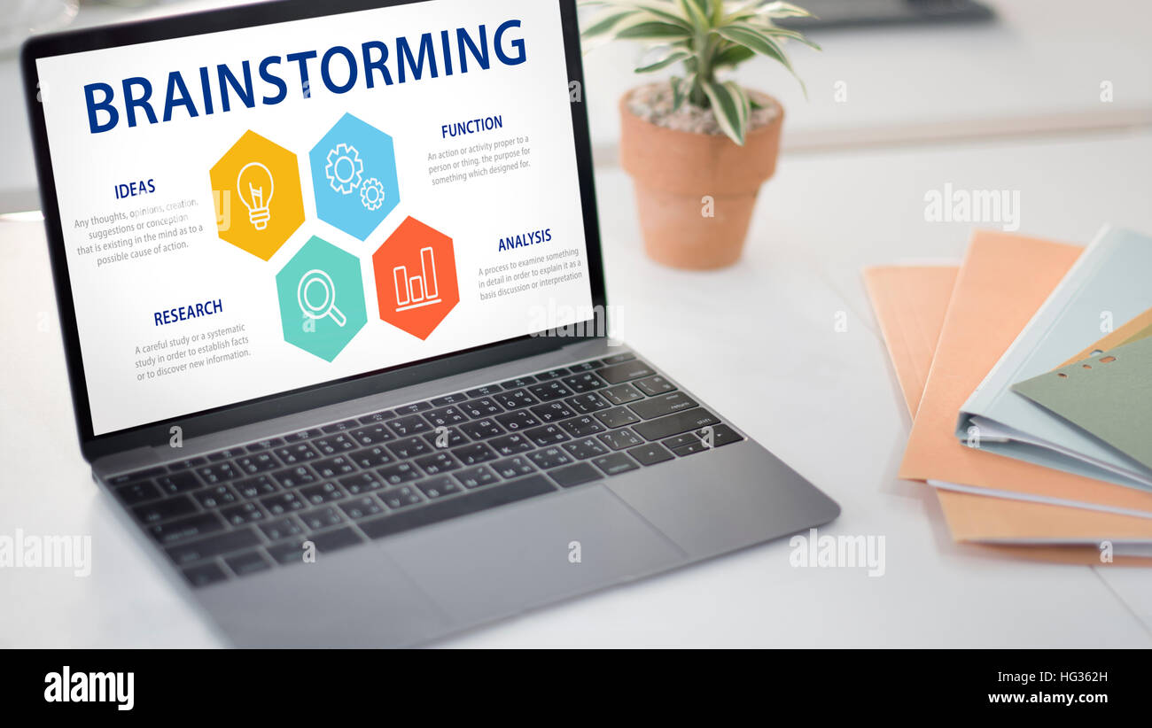 Brainstorming Discussion Communication Sharing Connection Concept Stock ...