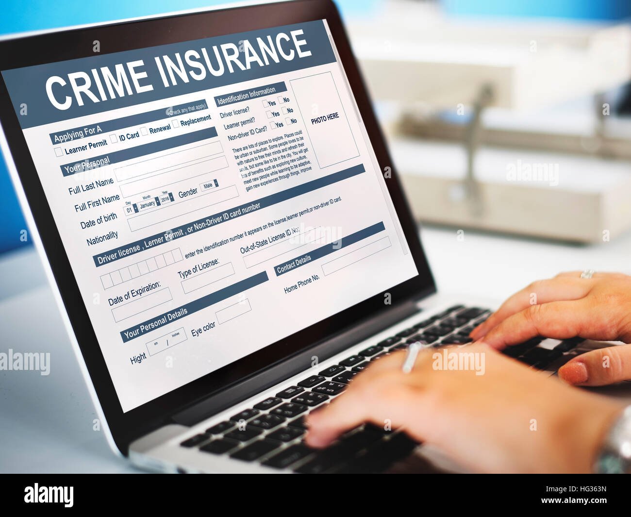Crime Insurance Robbery Illegal Theft Security Concept Stock Photo - Alamy