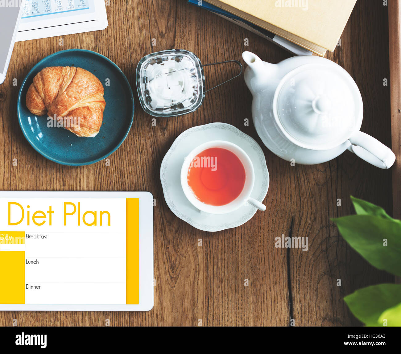 Diet Plan Nutrition Eating Selection Restriction Concept Stock Photo ...