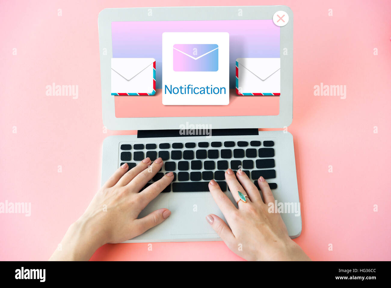 Inbox Communication Notification E-mail Mail Concept Stock Photo - Alamy