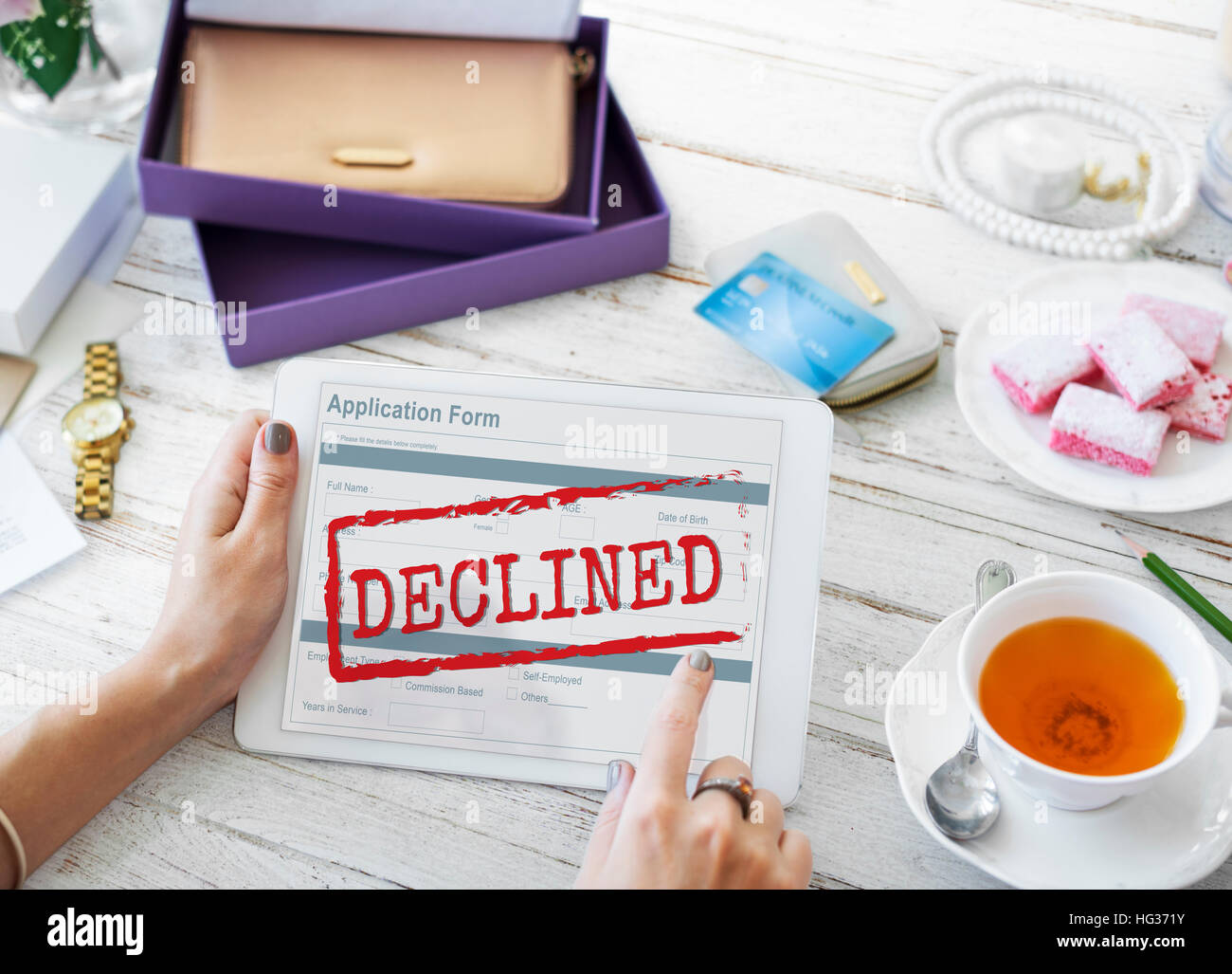 Declined Deny Reject Stamp Concept Stock Photo Alamy Declined Deny Reject Stamp Concept Stock Photo Alamy