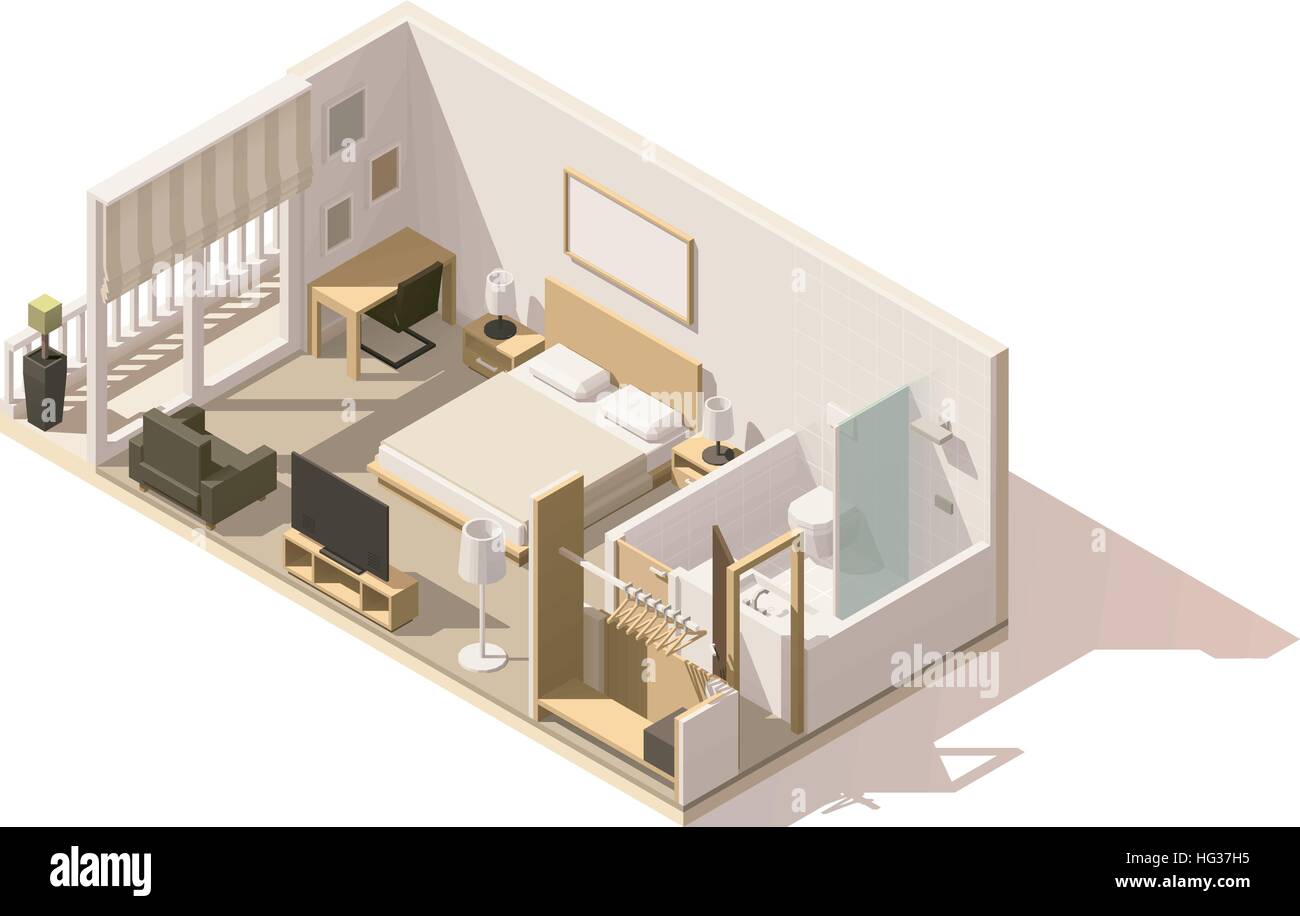 Modern hotel room lamp Stock Vector Images - Alamy