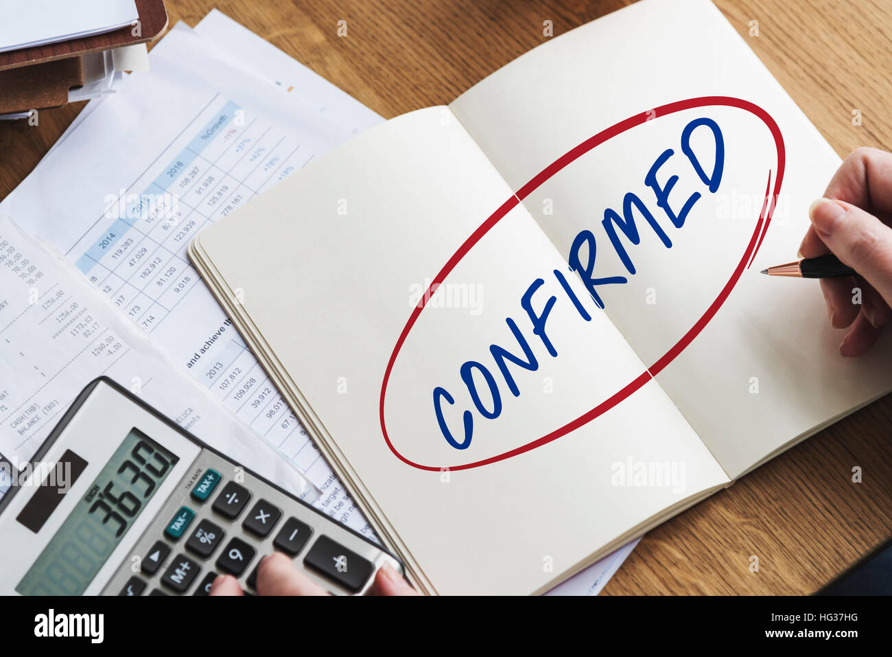 Confirmed Absolutely Answer Certainly Sure Yes Concept Stock Photo - Alamy