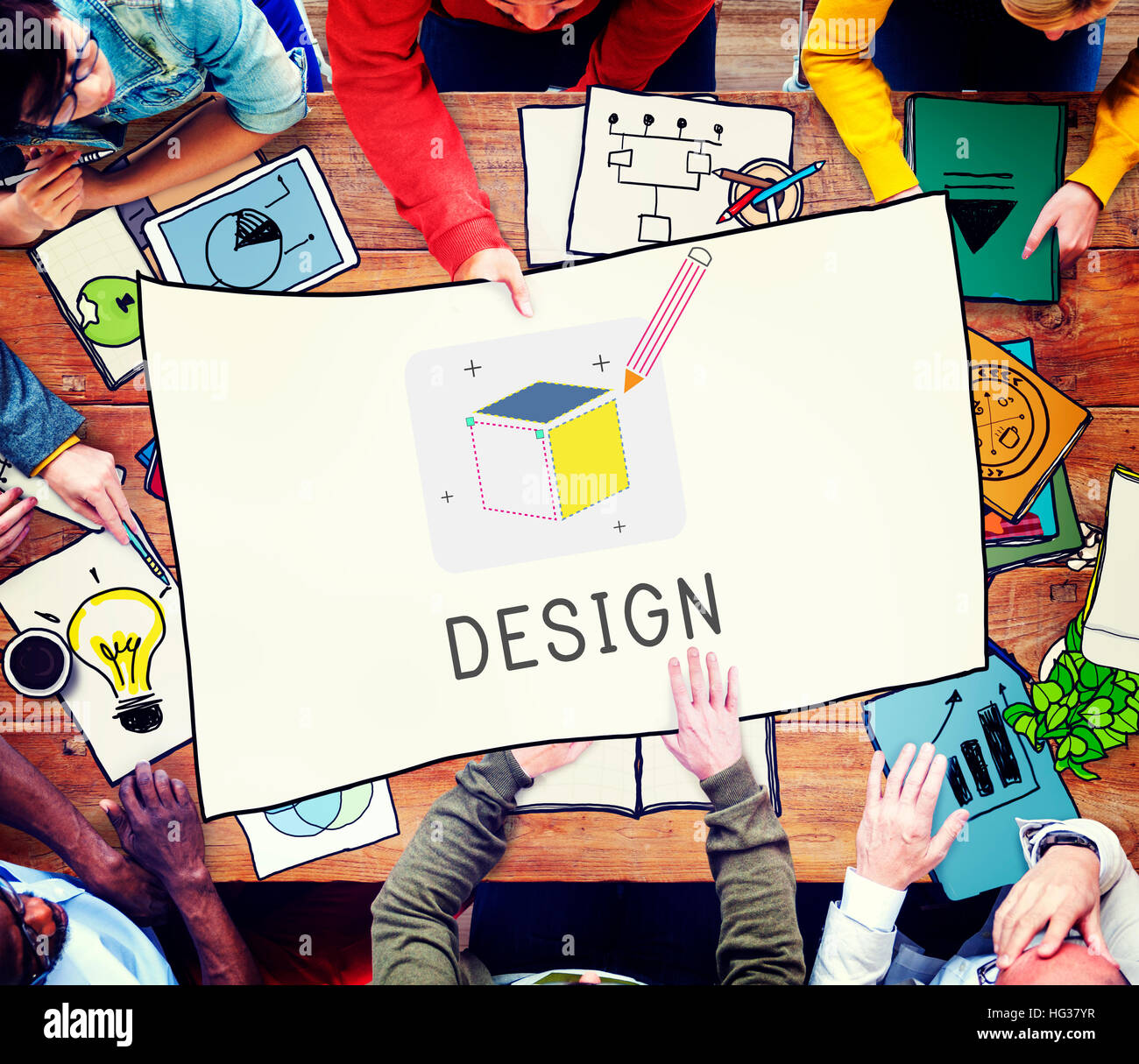 Product Brand Design Ideas Imagination Draft Concept Stock Photo - Alamy