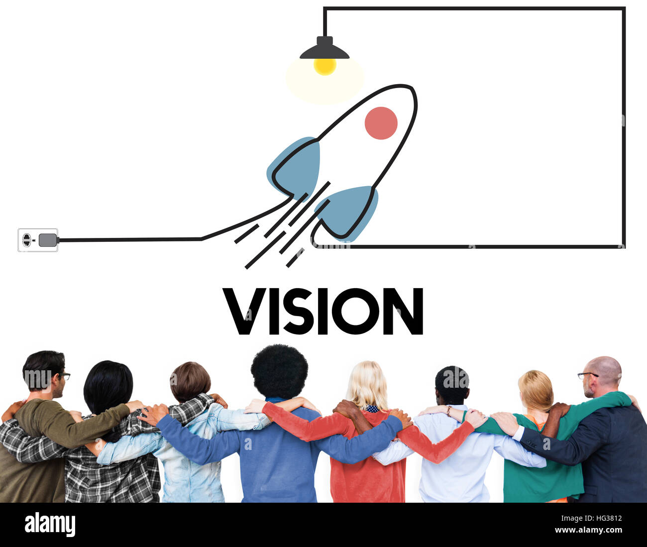 Vision Startup Plan New Business Entrepreneur Concept Stock Photo - Alamy