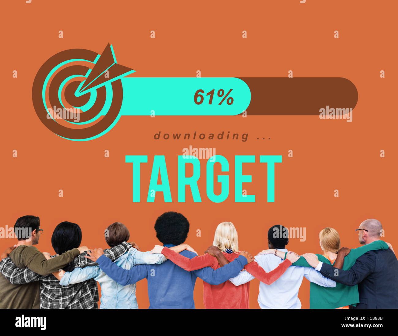 Target Success Strategy Performance Mission Concept Stock Photo - Alamy