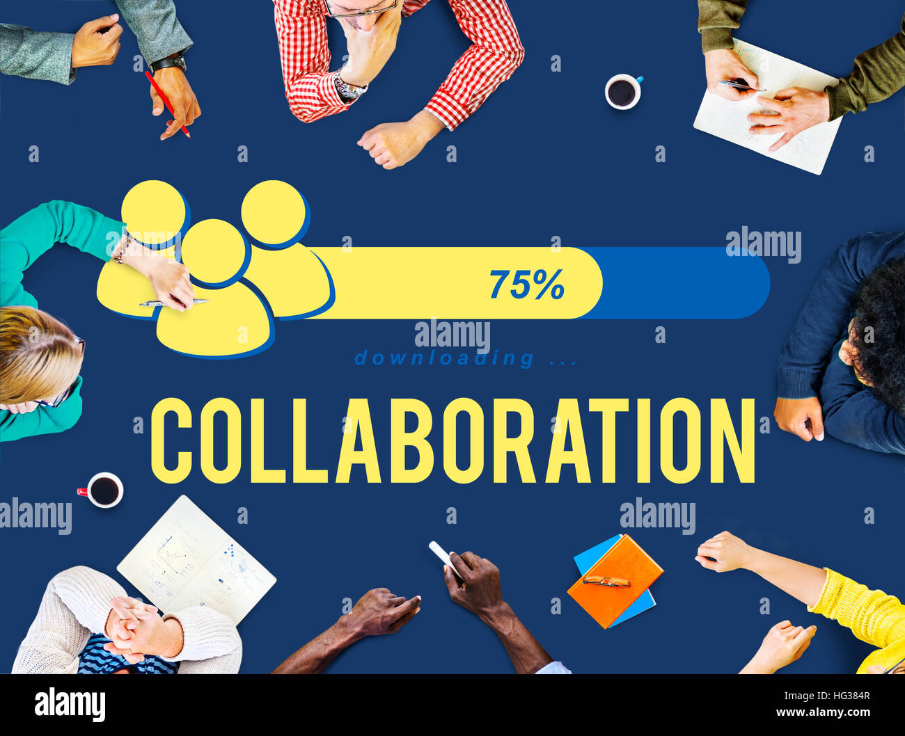 Partnership Team Cooperation Collaboration Concept Stock Photo - Alamy