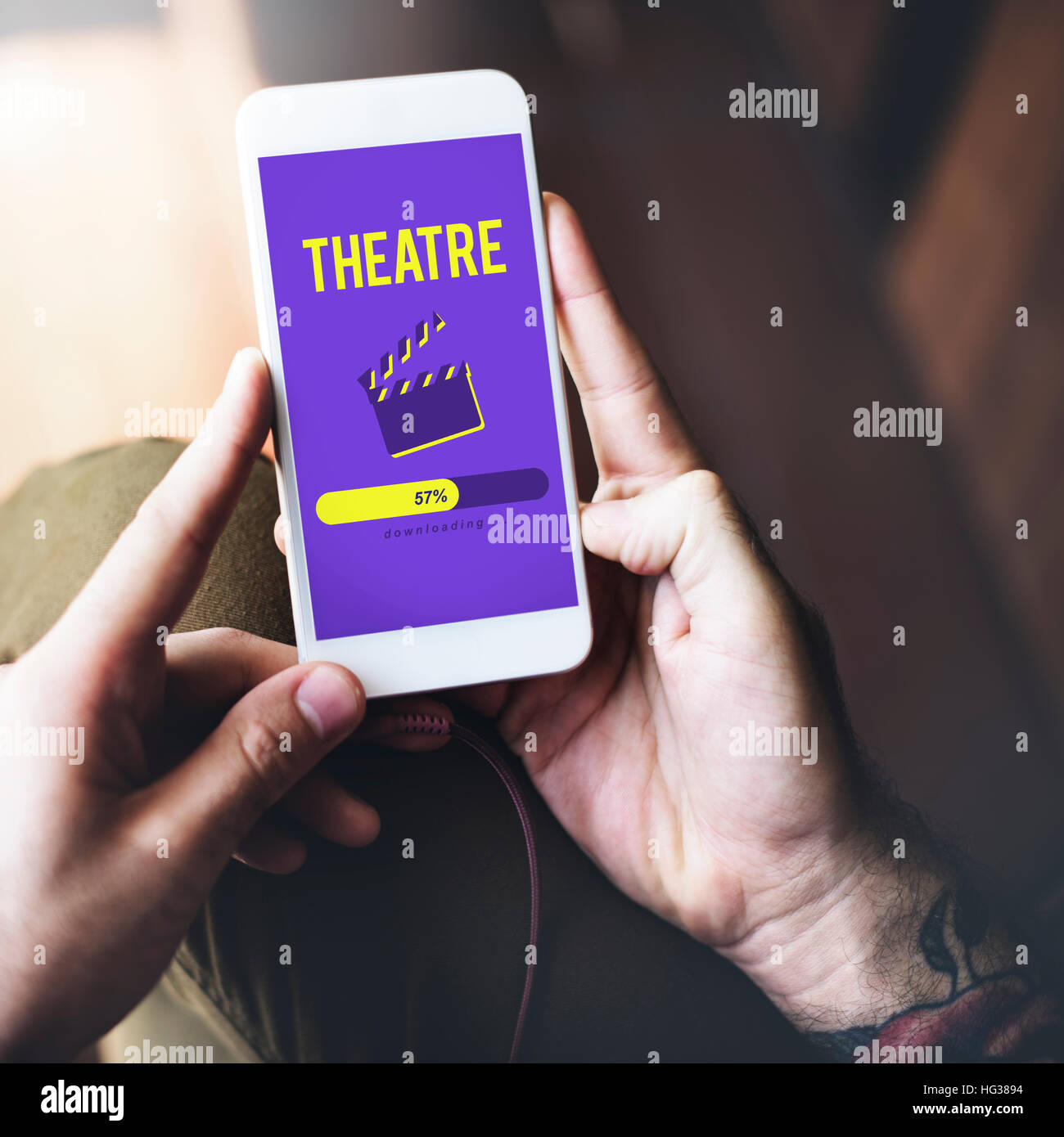 Entertainment Multimedia Theatre Movies Concept Stock Photo - Alamy