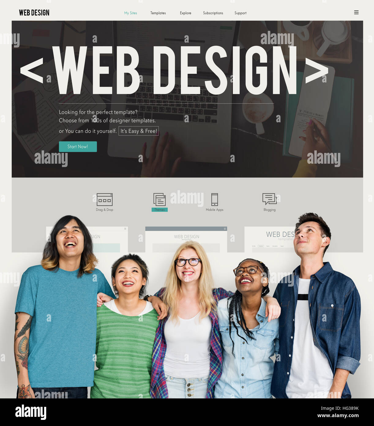 Web Design Creativity Ideas Programming Software Template Interface ...