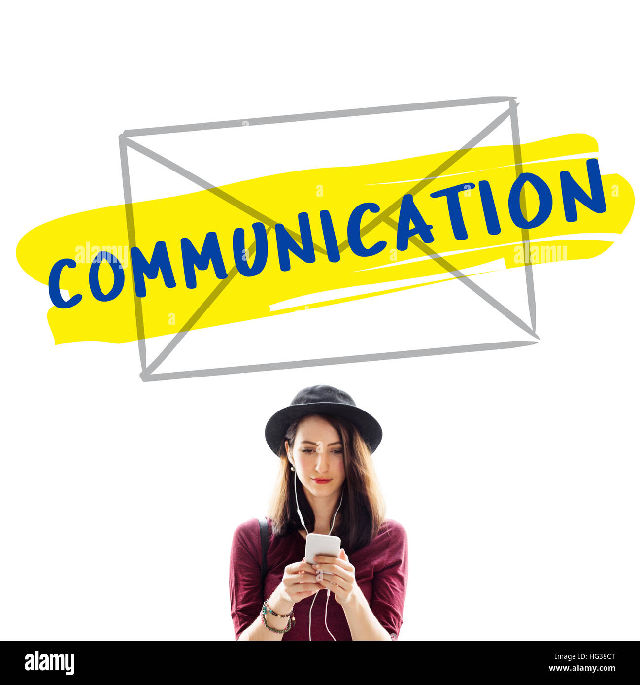 Mail Chat Communication Message Concept Stock Photo - Alamy