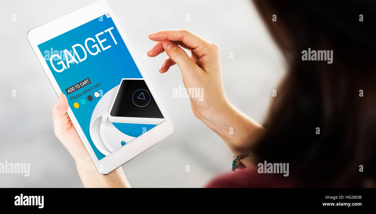 Gadget Invention Technology Innovation Digital Concept Stock Photo - Alamy
