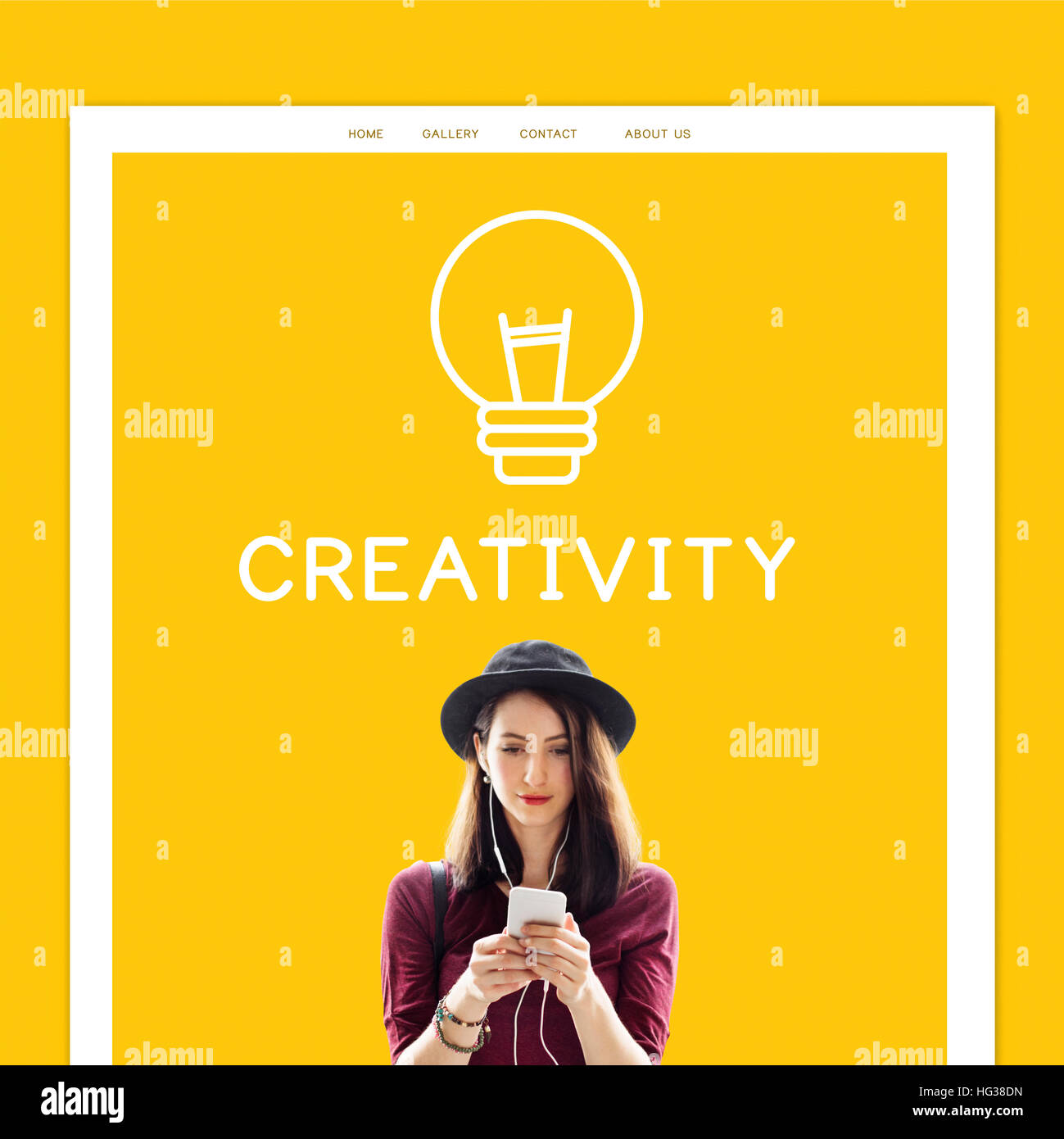 Ideas Creation Design Inspiration Vision Concept Stock Photo - Alamy