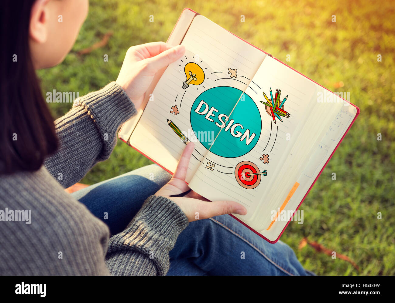 Freash Ideas Inspire Design Creative Concept Stock Photo - Alamy