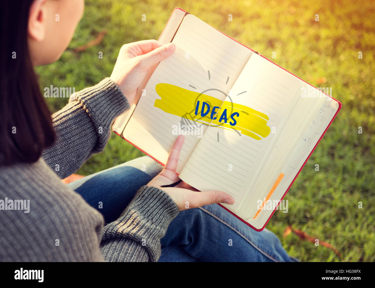 Ideas Creative Inspiration Bulb Concept Stock Photo - Alamy