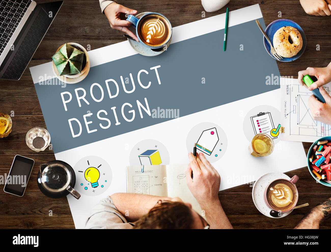 New Product Brand Design Ideas Imagination Draft Concept Stock Photo ...